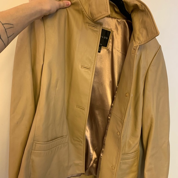 Jackets & Coats | Vintage Camel Leather Jacket | Poshmark